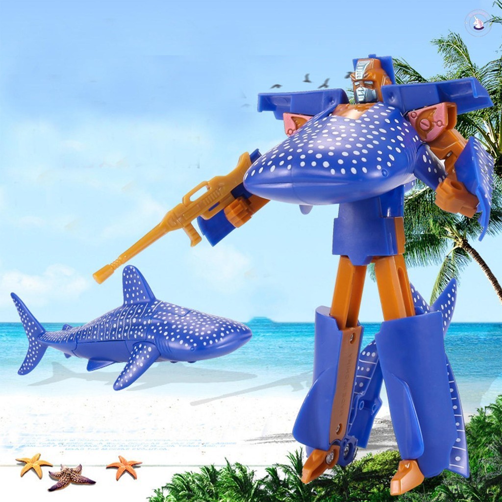 Transformation Sea Life Robot Toys Fun Deformation Sea Animals Robot ...