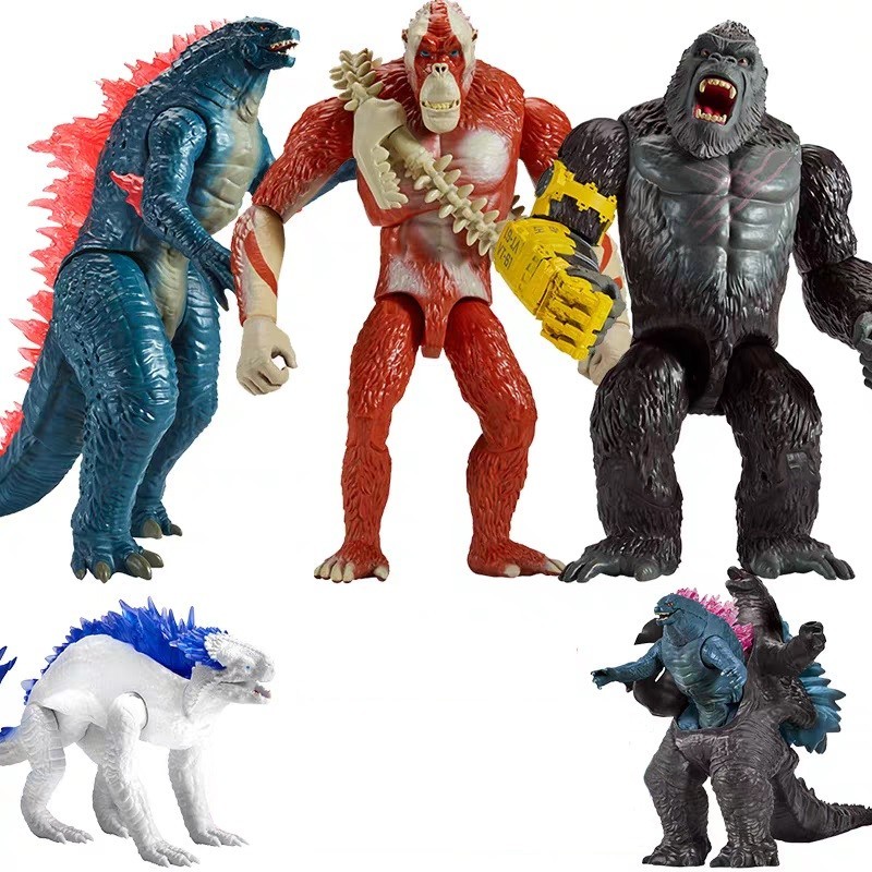 Godzilla Vs King Kong 2 Figure Movie Periphery Monsters King Kong 18cm ...