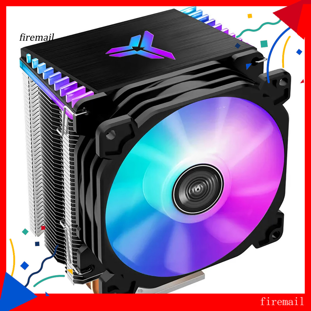 [FM] High Airflow Cpu Fan Cpu Fan Rgb Cpu Cooler with 4 Heat Pipes and ...