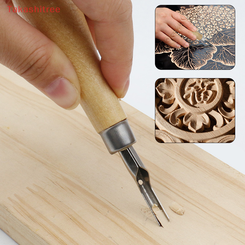 (Takashitree) Printmaking Carving Tools Set With 5 Blade DIY Lino Block ...