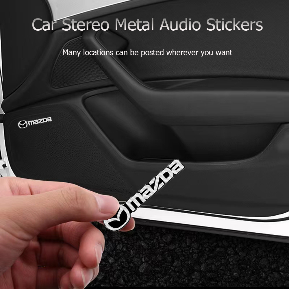 Car audio car stickers for Mazda 2 3 6 Atenza Axela Demio CX3 CX5 CX4 ...