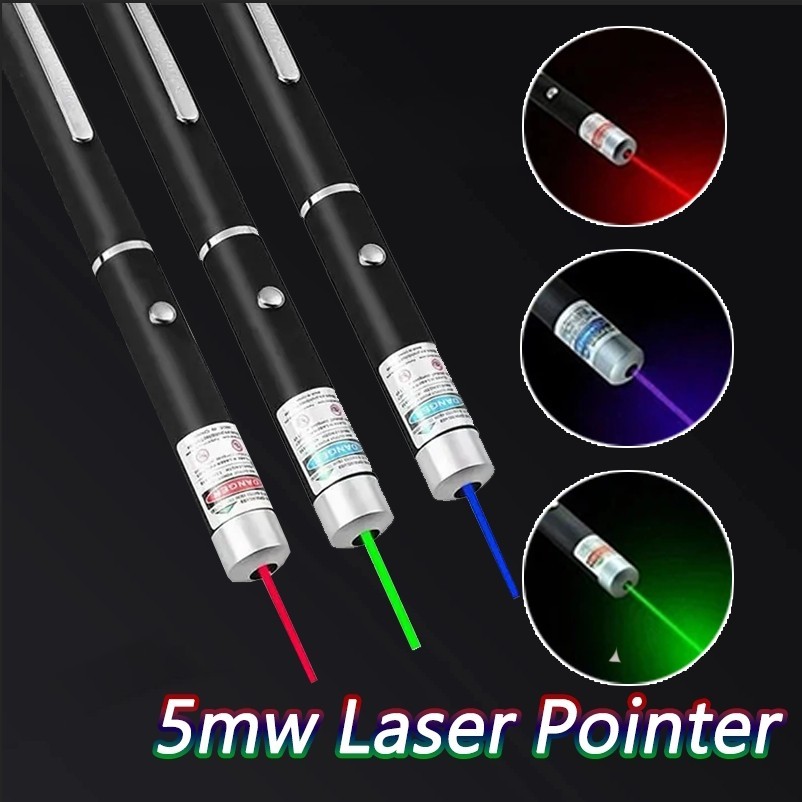 Red Green Purple 5mW Laser Pointer Pen Great Powerful Stylus Beam Light Professional High Power ...