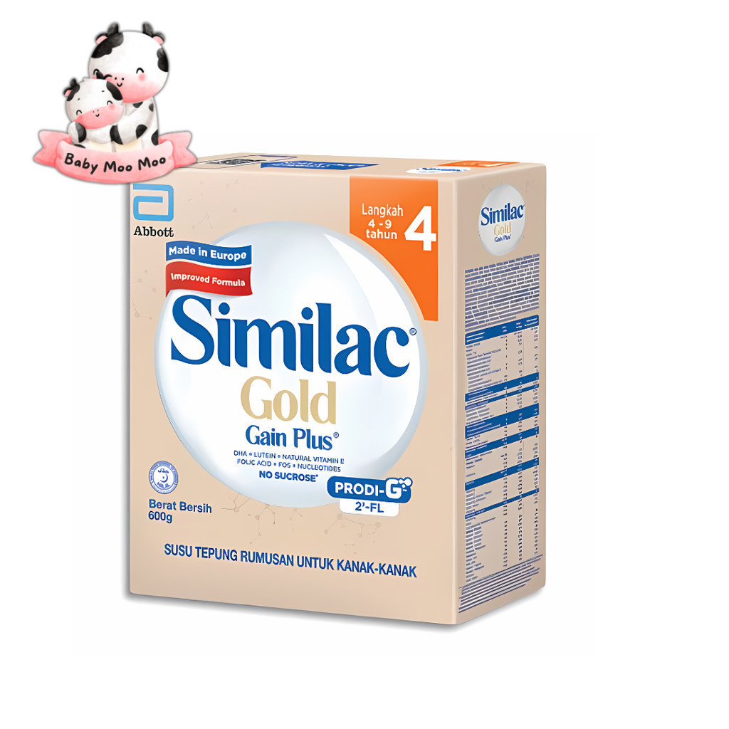 Similac Gold Gain Plus Step 4 600g Growing Up Milk for Faster Learning ...