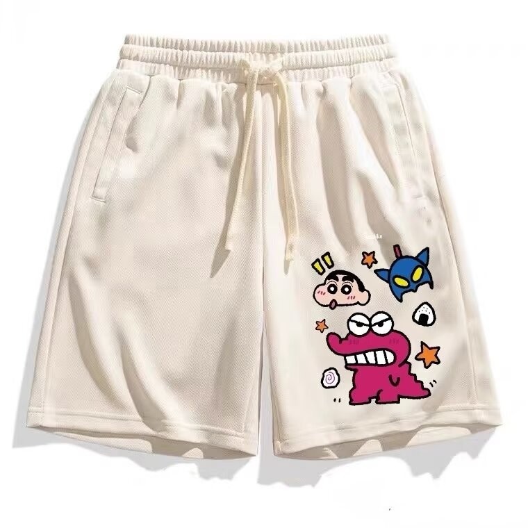 【Plus Size M-8XL Shorts】Japanese style cartoon Crayon Xiaoxin Print ...