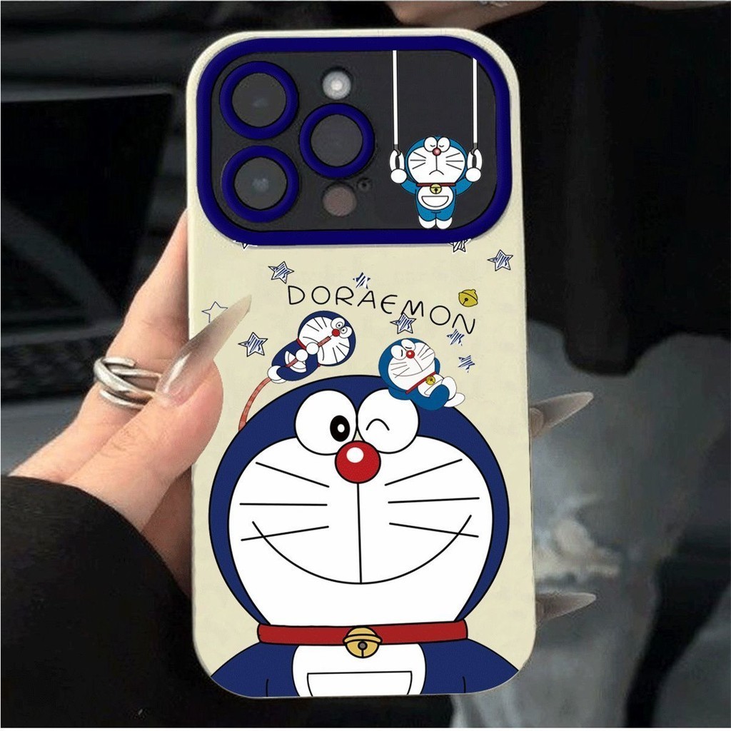For iphone 15 Pro Max Phone Case Doraemon backpack 12 13 14 15 11 Pro ...