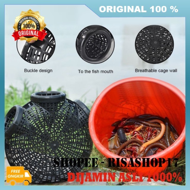 Eel Shrimp Fish Trap Eel Fish Fishing Cage Net Fish Trap 100% ORIGINAL ...