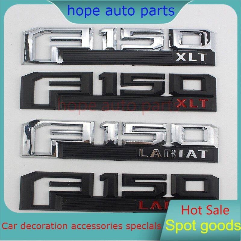 NEW Ford F150 LARIAT F150 XLT Emblem 3D ABS Chrome Logo Car Sticker ...