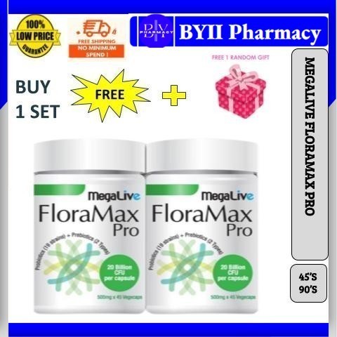 MEGALIVE FLORAMAX PRO 45s or promo pack (2X45'S) | Shopee Malaysia