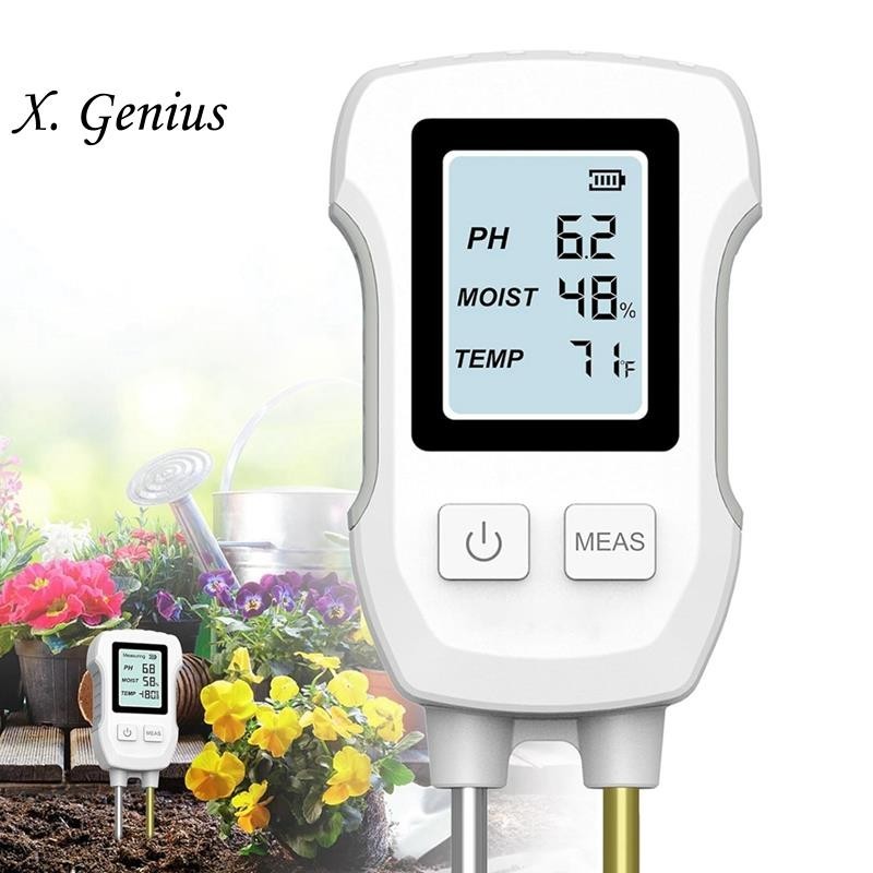 3 in 1 Soil Moisture Meter, Digital Plant Moisture Meter for ...