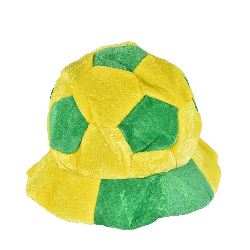 European Football Championship Football Fan Hat Velvet Flag Logo Party ...