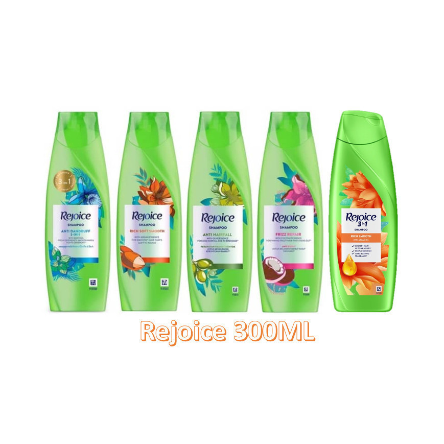 Rejoice Shampoo 300ml Rich Smooth / Anti Dandruff / Hair Fall / Korean ...