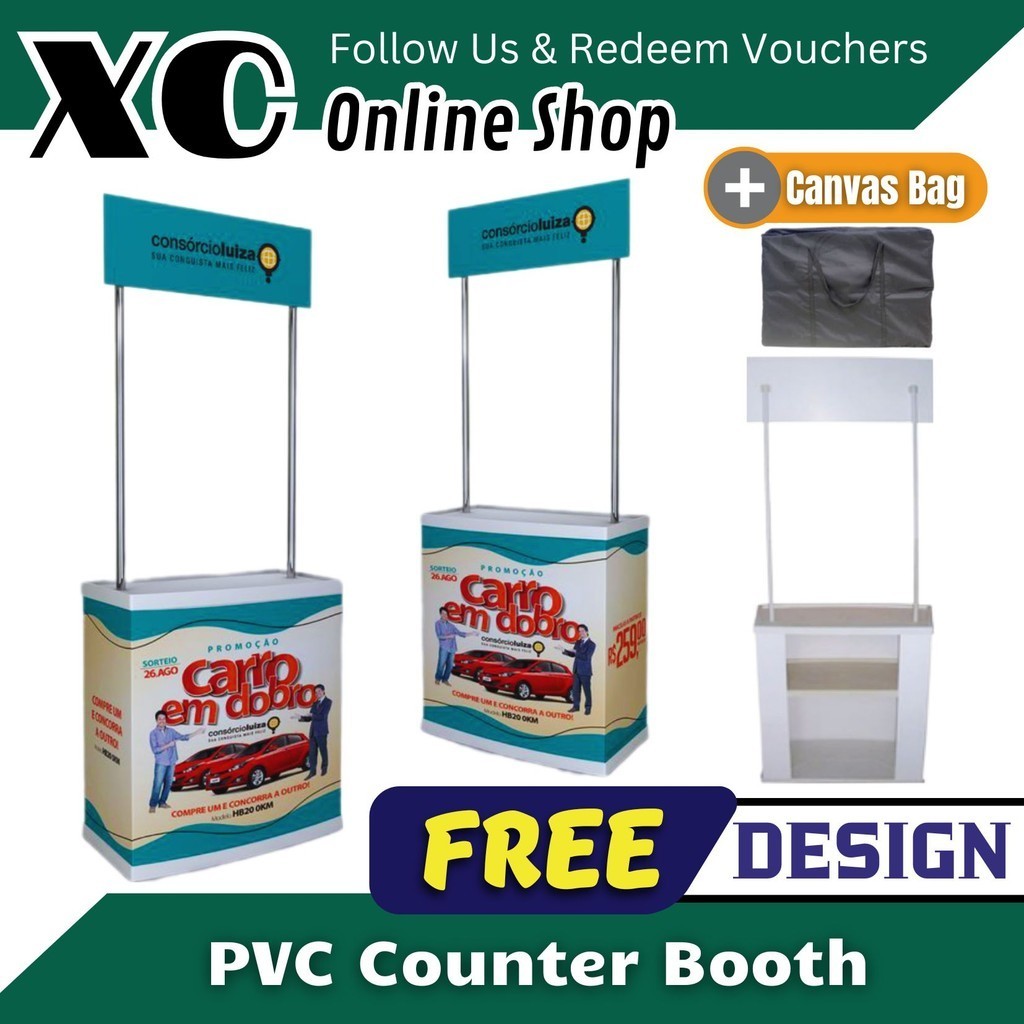 PVC COUNTER BOOTH / PROMOTIONAL COUNTER / PROMOTION BOOTH WITH PRINTING ...