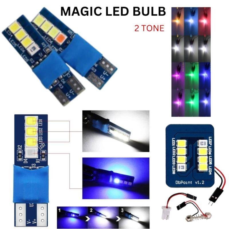 1PC Color Change White Car T10 LED C5W Festoon Light Bulb Car Door ...
