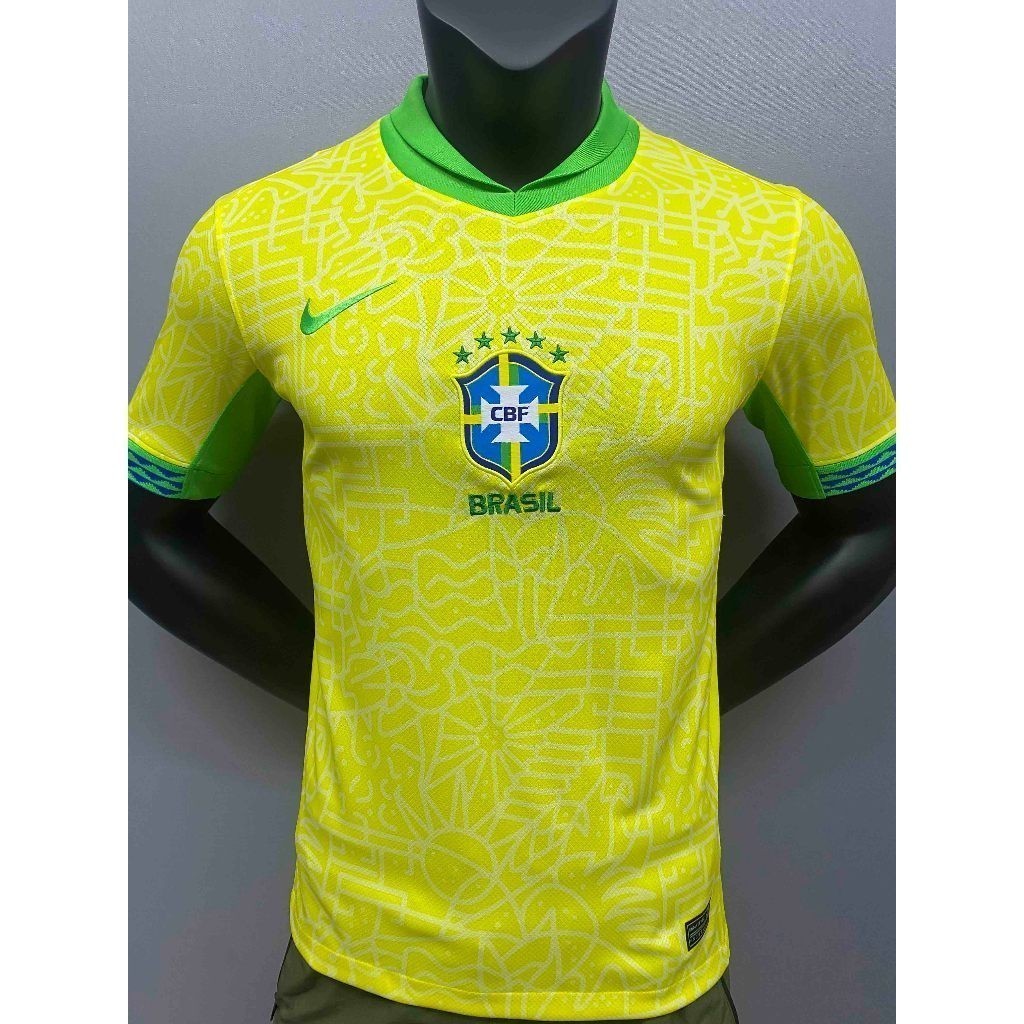 [READY STOCK] BRAZIL HOME COPA AMERICA 2024 FANS ISSUE JERSEYS | Shopee ...
