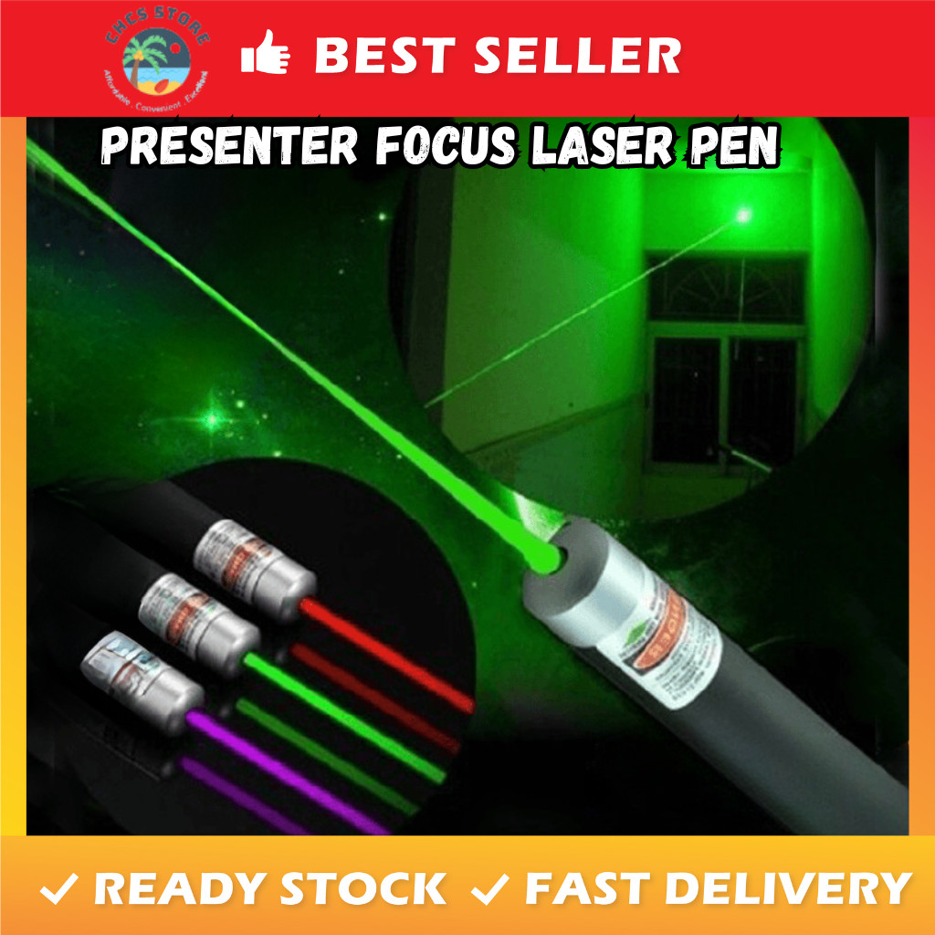 Presenter Focus Lazer pen 5mW Laser Pointer Sight burn beam high power ...