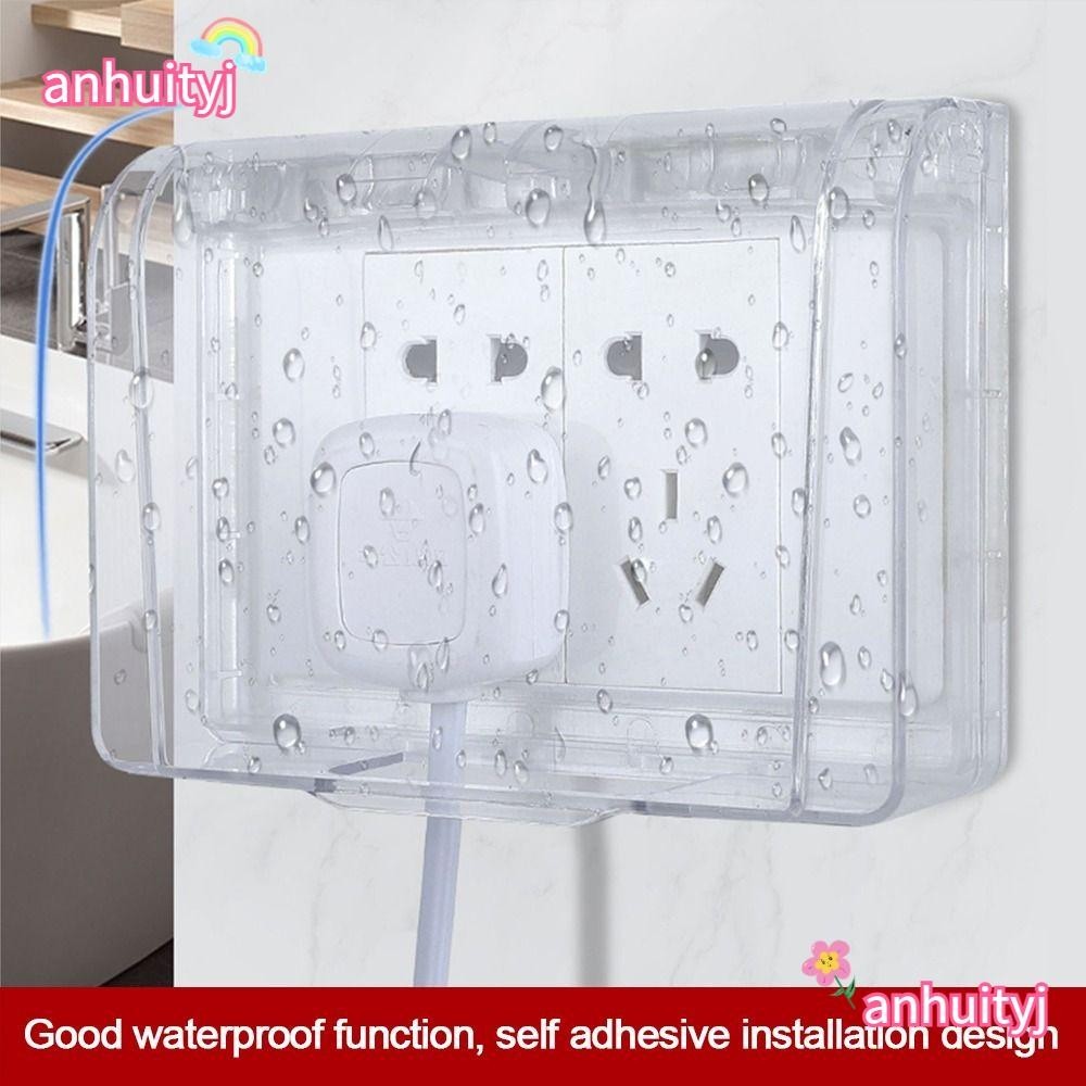 LANJ Switch Protective Cover, Wall-mounted 86 Type Socket Waterproof ...