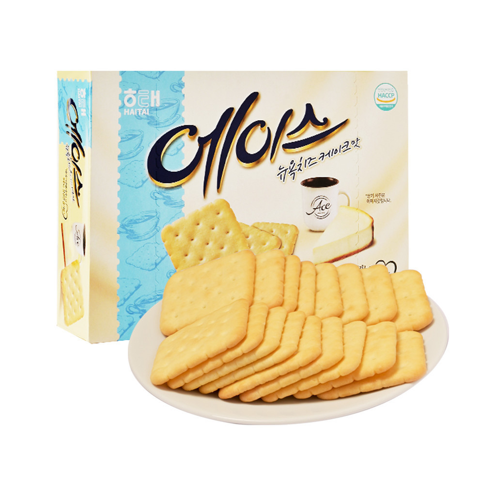 ZEJUN South Korea Import Haitai Ace Cheese Flavor Biscuits 360G Boxed ...