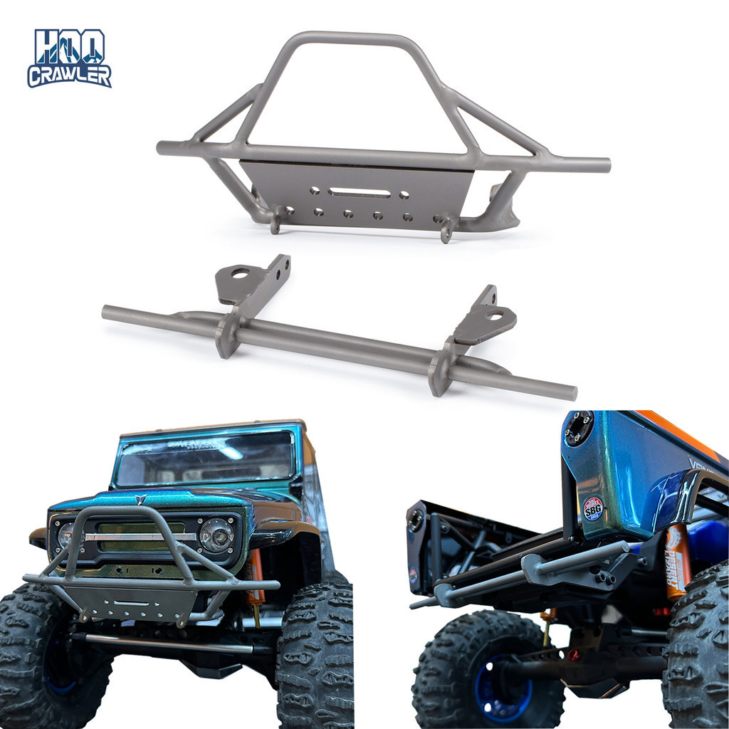 HooCrawler Ultra Hard Titanium Alloy 1/10 RC Crawler Bumper Front ...