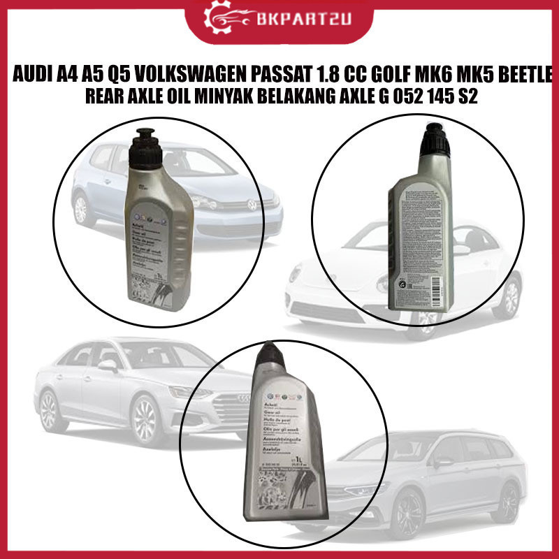 Audi Quattro Volkswagen 4 Motion 4wd (2000-2017) Rear Axle Oil Minyak ...