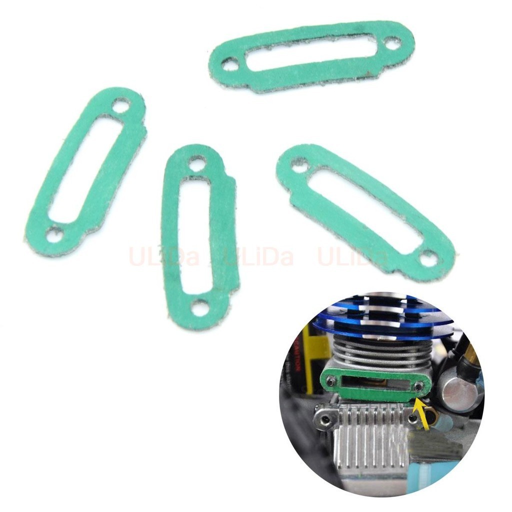 4pcs HSP 02031 Exhaust Manifold Gasket For 1/10 RC Nitro Car Truck ...