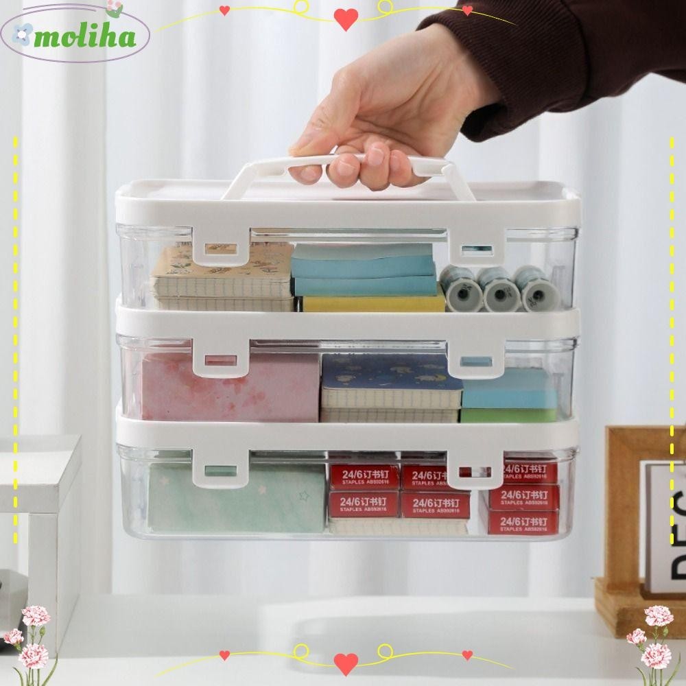 MOLIHA Storage Box, Large Capacity ABS Marker Pen Holder, High Quality ...