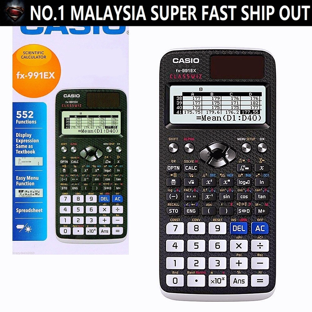 SP Original Casio Scientific Calculator FX-991EX FX-991ES Plus FX-82MS Calculators New Edition ...