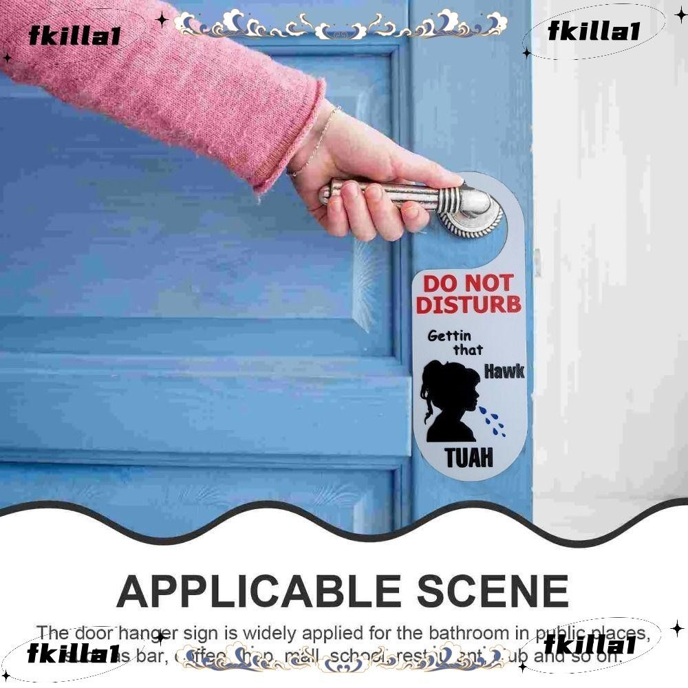 FKILA Hawk Tuah Door Hanger, Parody Black Getting That Hawk TUAH!, Gift ...