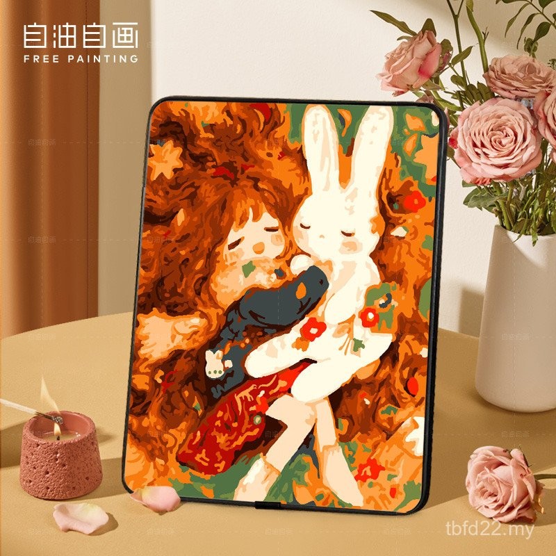 Self-oiling Self-Painting Digital Oil Painting diy Coloring Hand ...