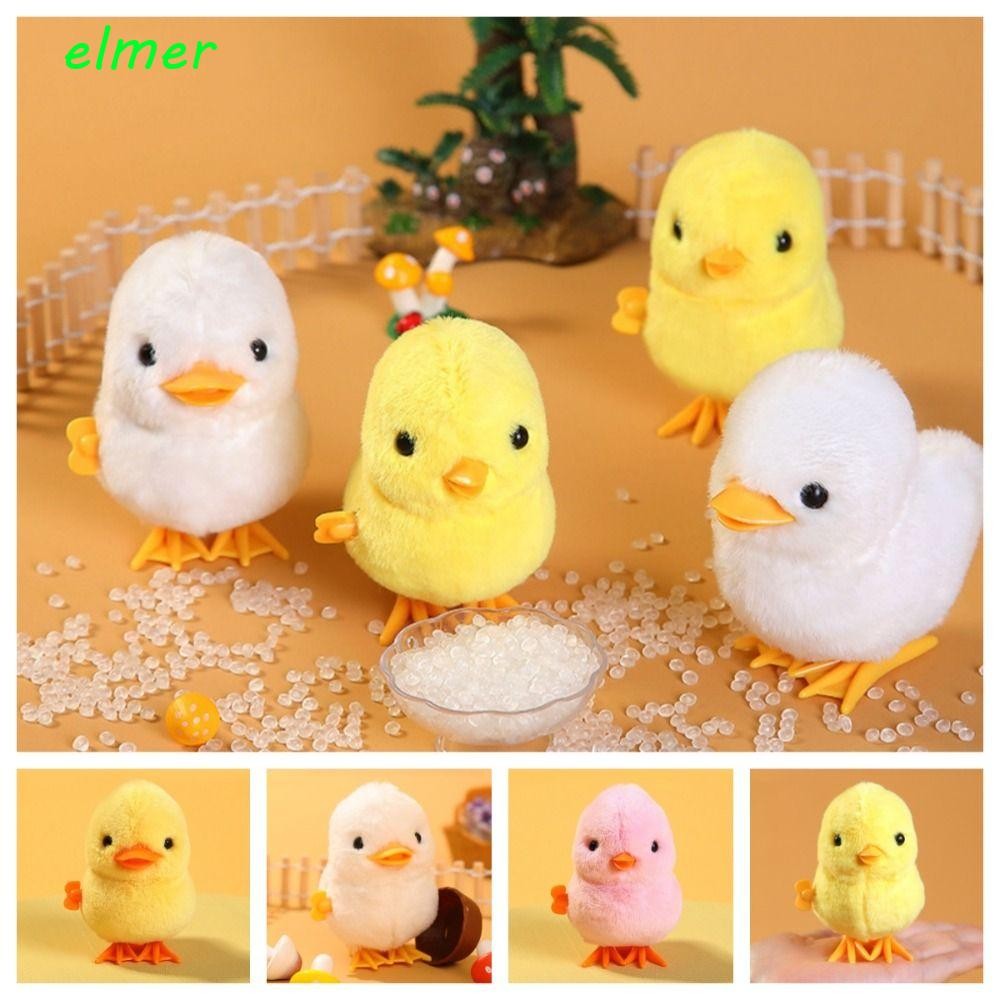 ELMER Duck Wind Up Jumping Toy, Cute Lifelike Clockwork Spring Chicken ...