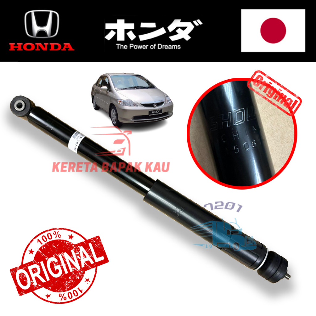 100%ORIGINAL HONDA CITY SEL IDSI / VTEC JAZZ SAA IDSI / VTEC REAR ABSORBER 52610-SEN-C02 (left ...
