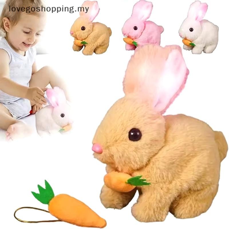 [lovegoshopping] Simulation Electric Rabbit Pet PlushToy Solid Color ...