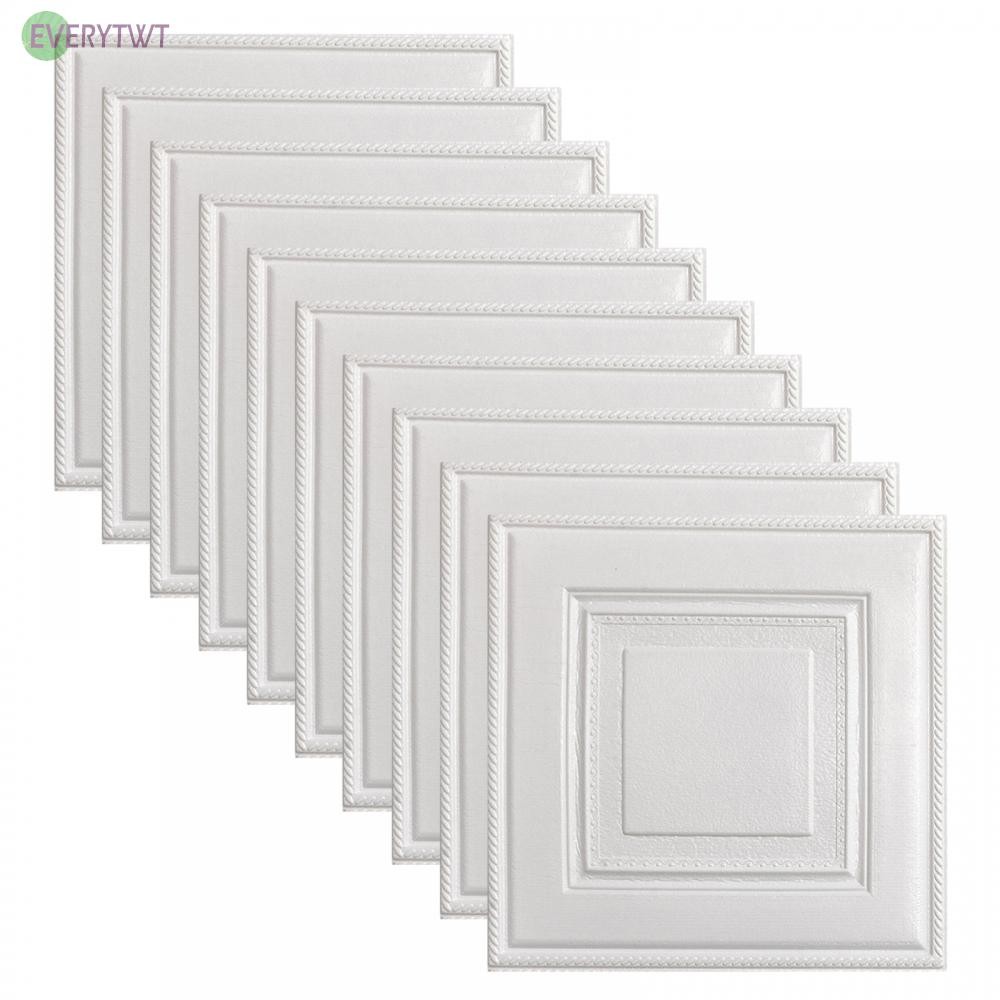 【EVER】Upgrade Your Walls with Easy to Install 3D Wall Sticker 10 PCS ...