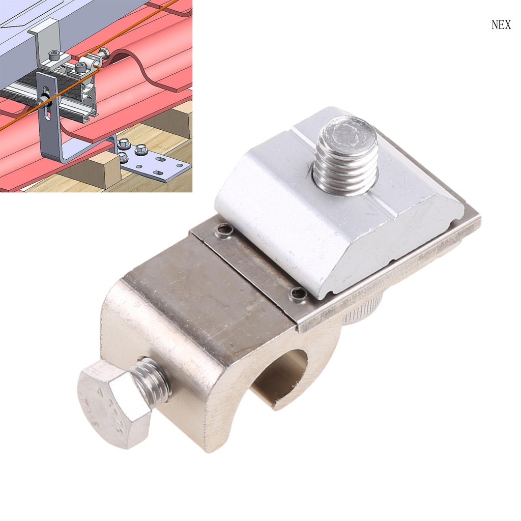 NEX Solar Grounding Lug Solar Panel Fasteners Clip for Solar Mounting ...