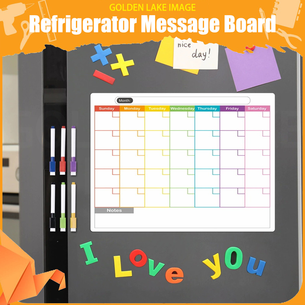 A4 Magnetic Whiteboard Planner Monthly / Weekly / To-Do List / Notes ...