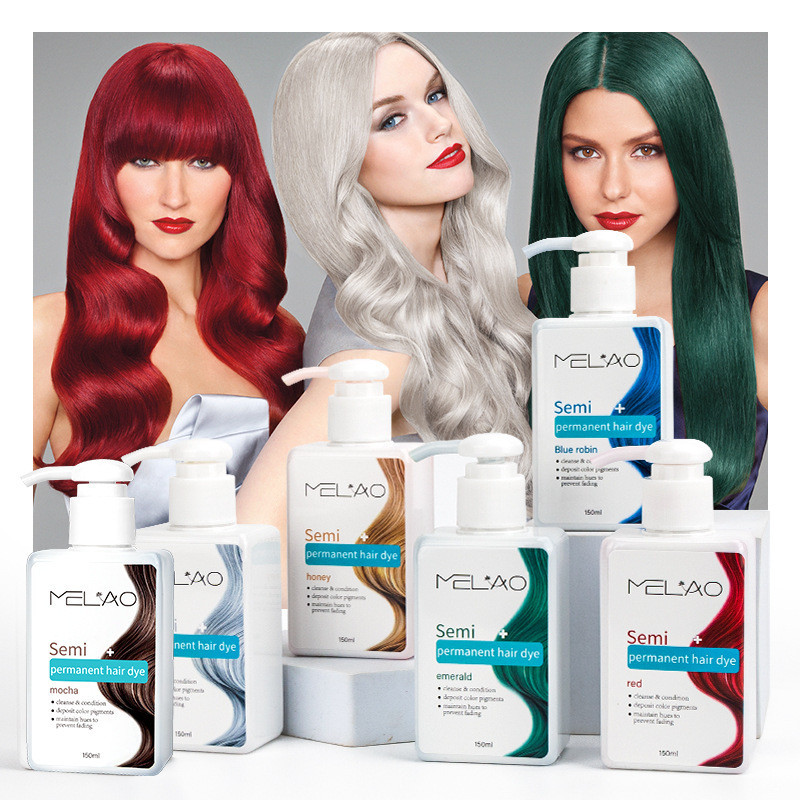Cross-border Foreign Trade Hair Dye Dyeing Conditioner Hair Dye Cream ...