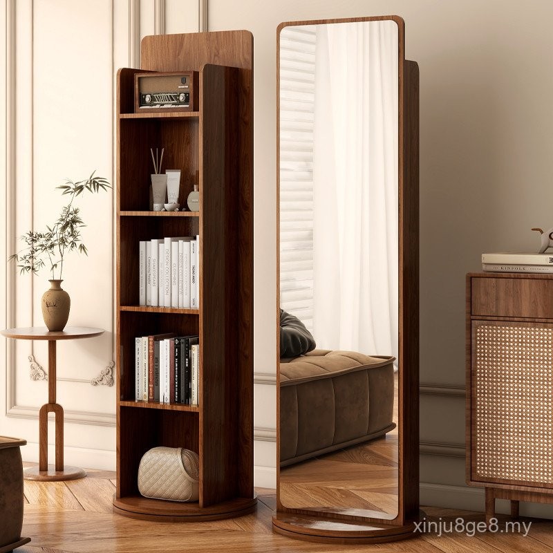 Rotating Dressing Mirror Full-length Floor-length Mirror Household ...