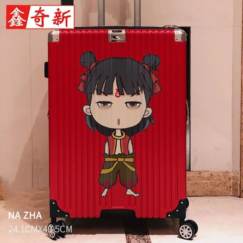 Waterproof Stickers Nezha Trolley Case Sticker Suit Sticker Suitcase ...