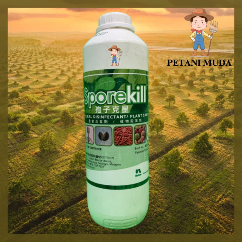 [ORIGINAL] 1L NUFARM SPOREKILL DISINFECTANT PEMBASMI POKOK SARI KUMAN ...