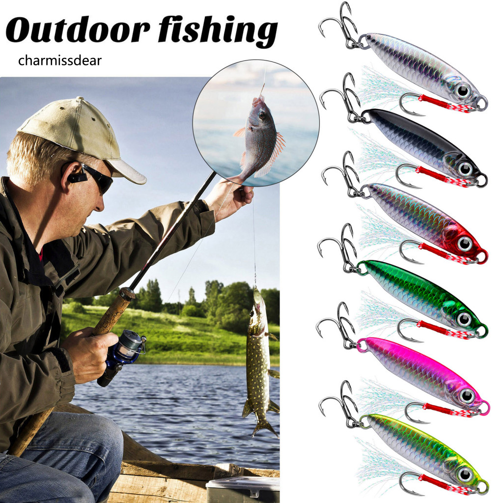 CHA Barbed Fishhook Lure Realistic Fishing Lure Realistic Jigging ...