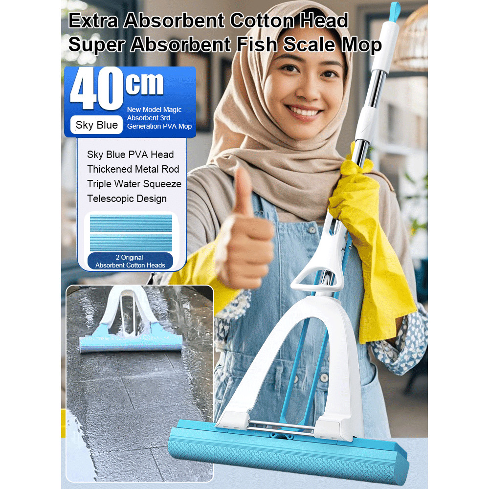 Super Absorbent Mop Mop Thicker And Thicker Cleaning Efficient Full ...