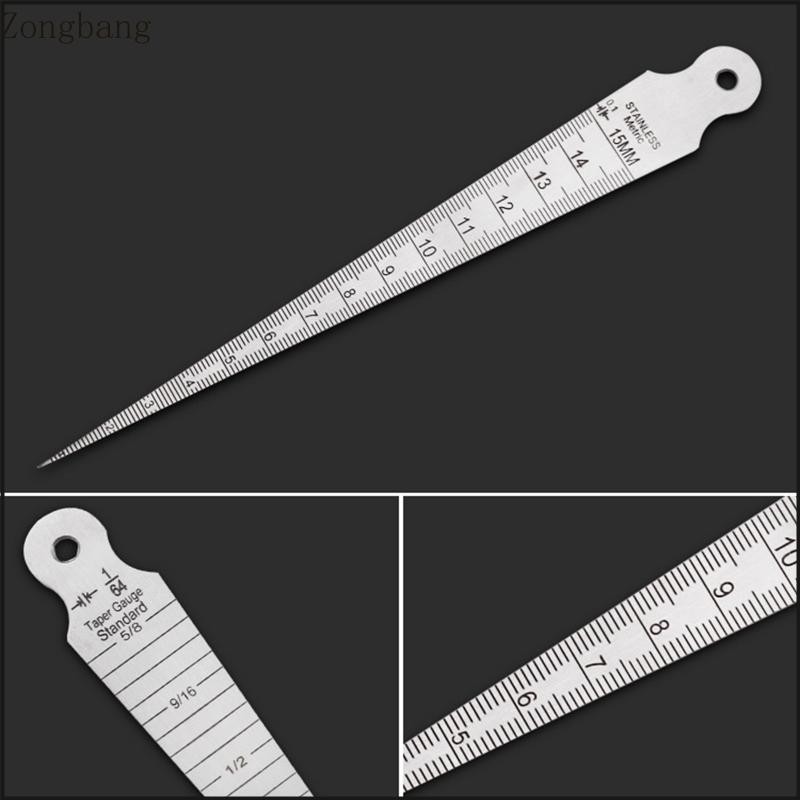 Zone Compact Taper Gage 0-15mm Stainless Steel Taper Welding Gauge Inch ...