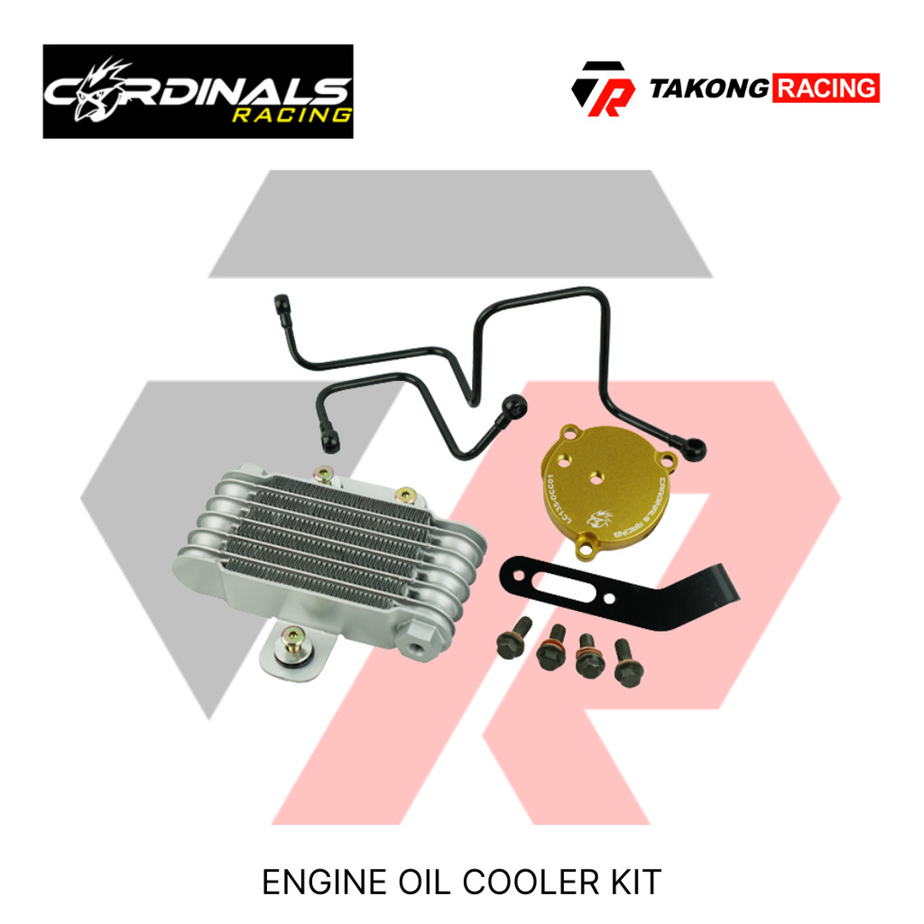 Cardinals Racing Engine Oil Cooler Kit - LC135 (V1-V7) | Shopee Malaysia