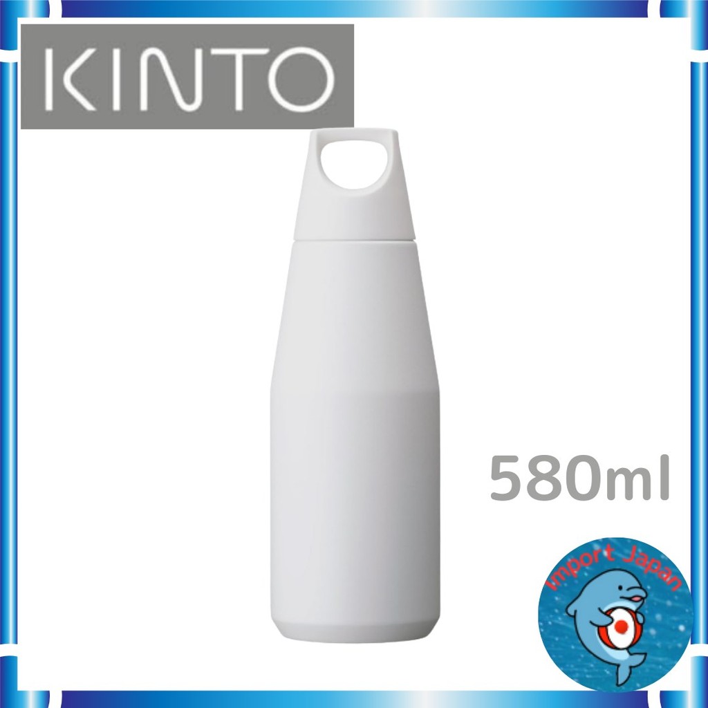 KINTO Trail Tumbler 580ml White Vacuum Double Structure Heat Retention Cold Retention Effect ...