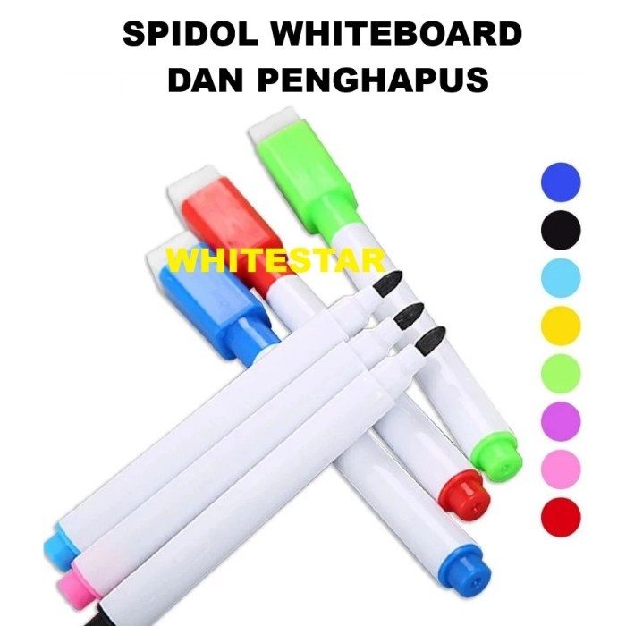 Whiteboard / whiteboard marker and wipe and clean eraser | Shopee Malaysia