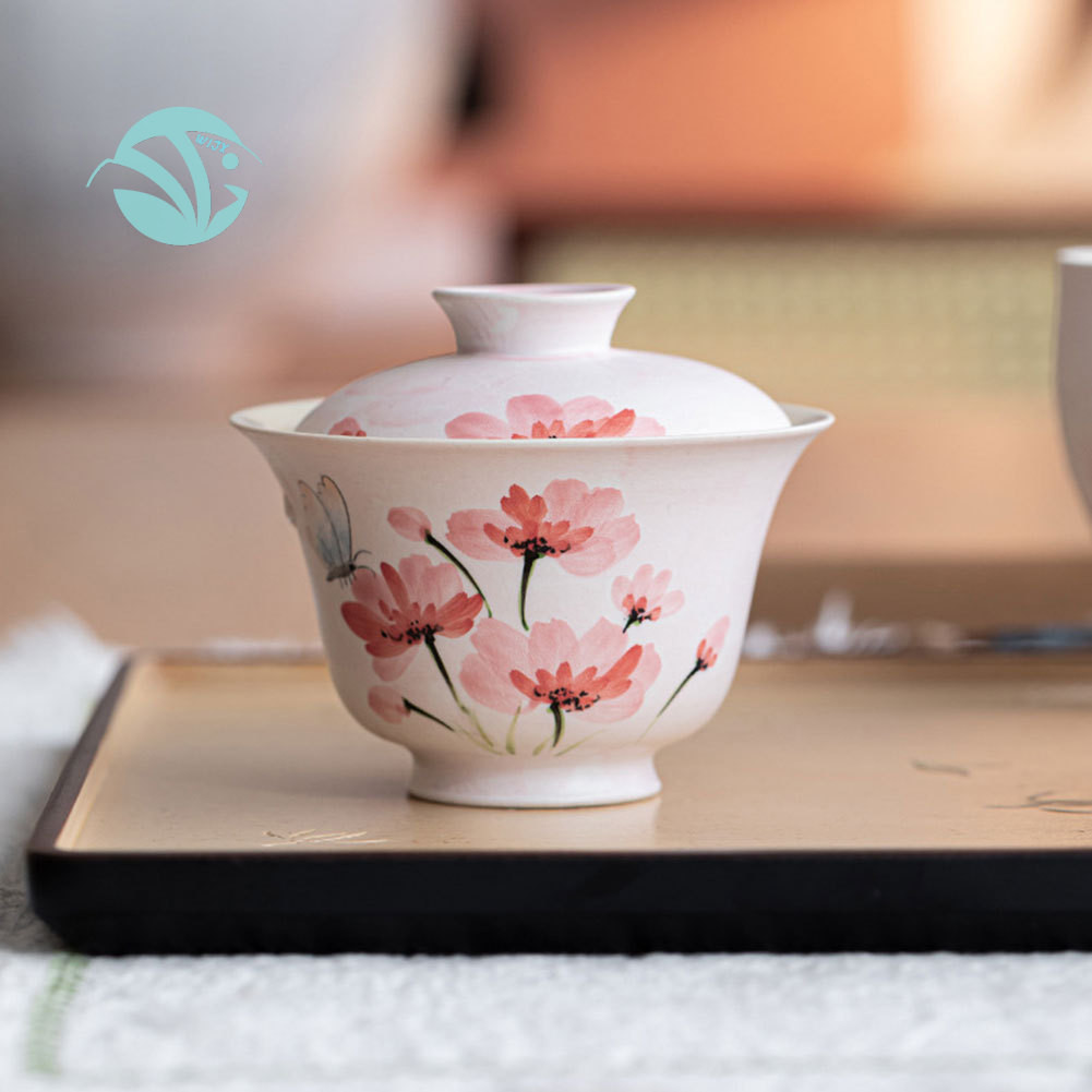 Traditional Gai Wan Tea Set With Lid Chinese Traditional-Gaiwan Tea ...