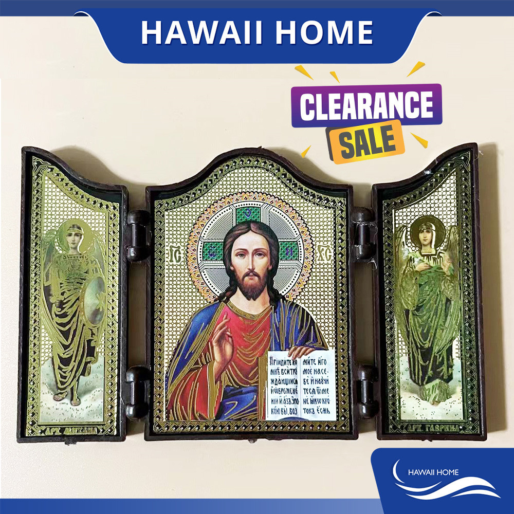Hawaii Home Clearance Mega Religious Plastic Ornament Small Frame with ...