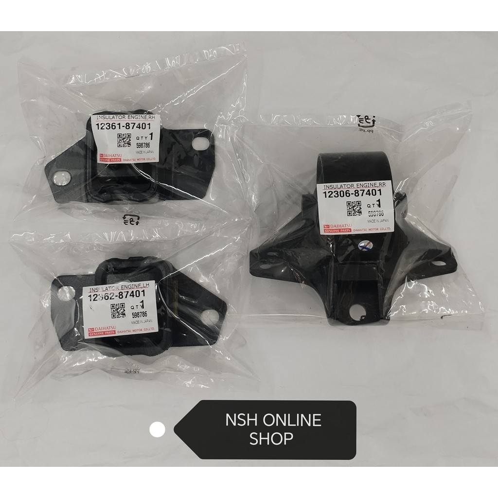 Engine Mounting Set (OEM) for Perodua Kembara Old & DVVT 1 Set | Shopee ...