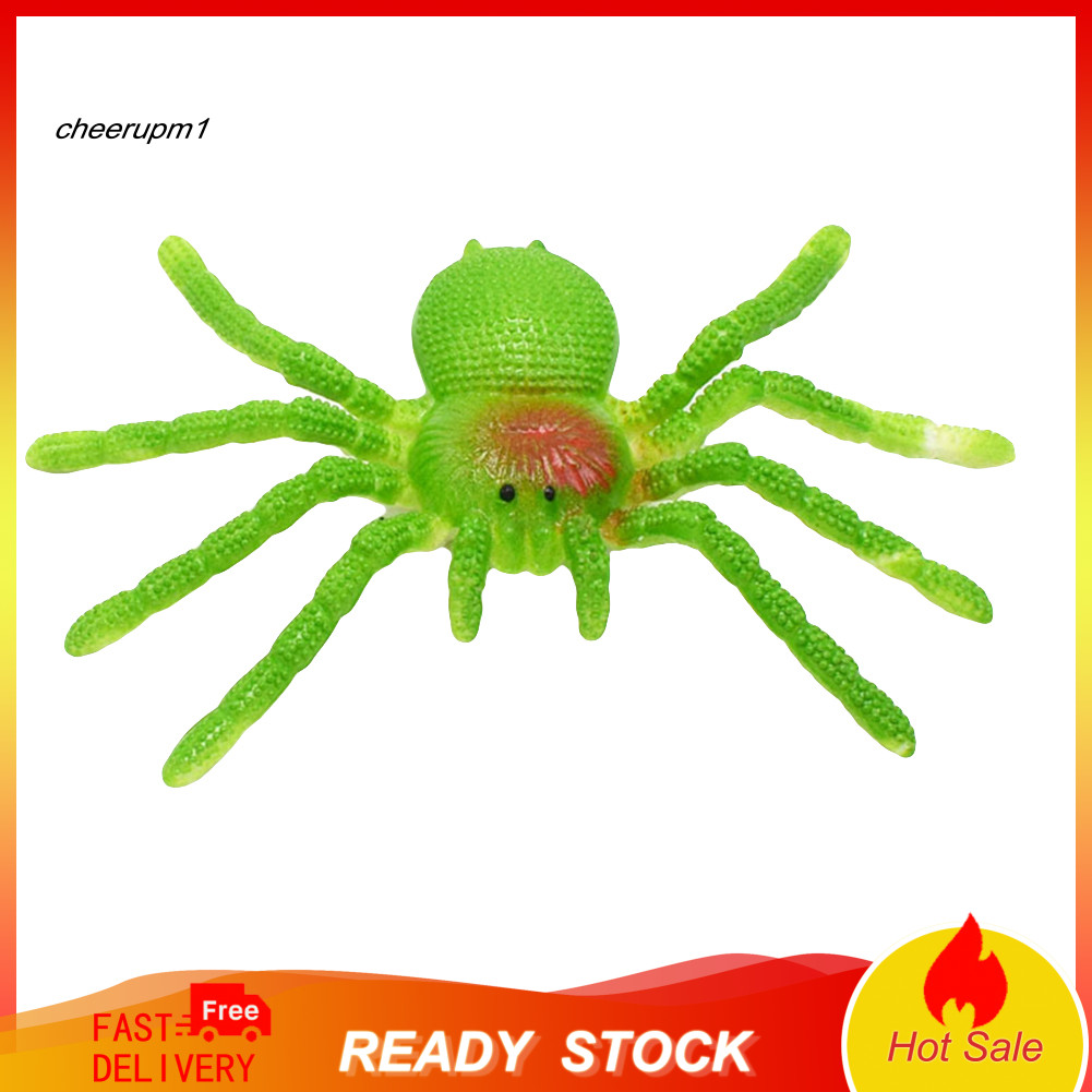 CHEER Tricky Toy Realistic Soft PVC Spider Action Model Insect Toy ...