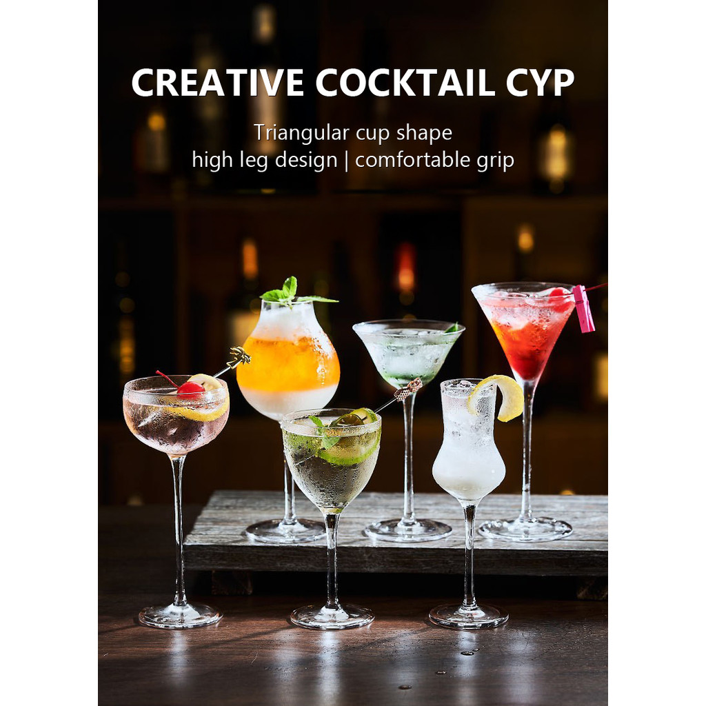 Creative Cocktail Glasses Cup Champagne Glass Martini Glass Cup ...