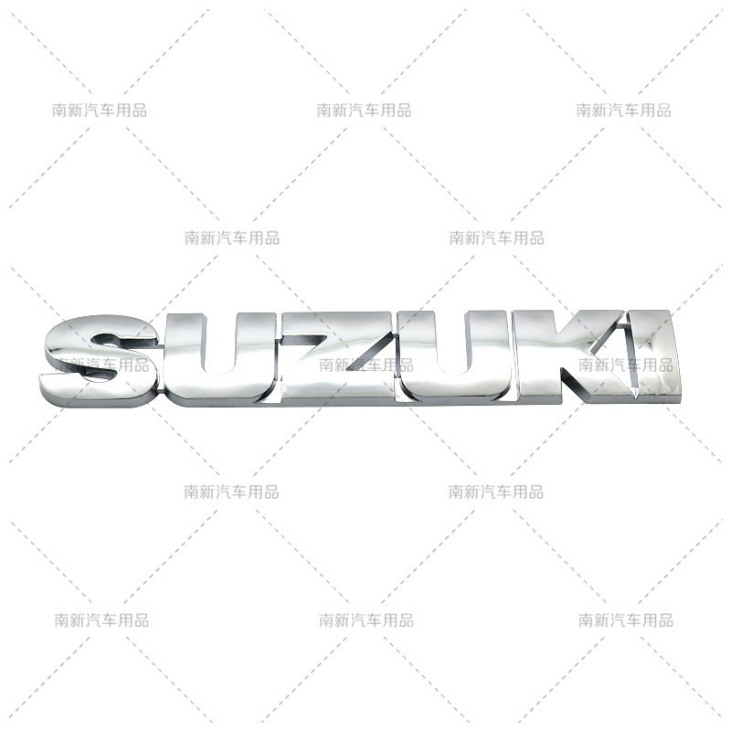SUZUKI Letter Car Emblem Modification Car Emblem Sticker Body Sticker ...